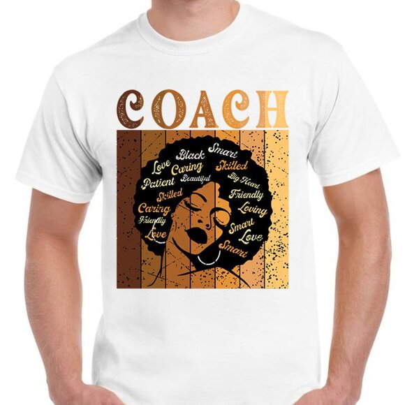 Gildan | Shirts | Coach Afro African American Black History Month ...